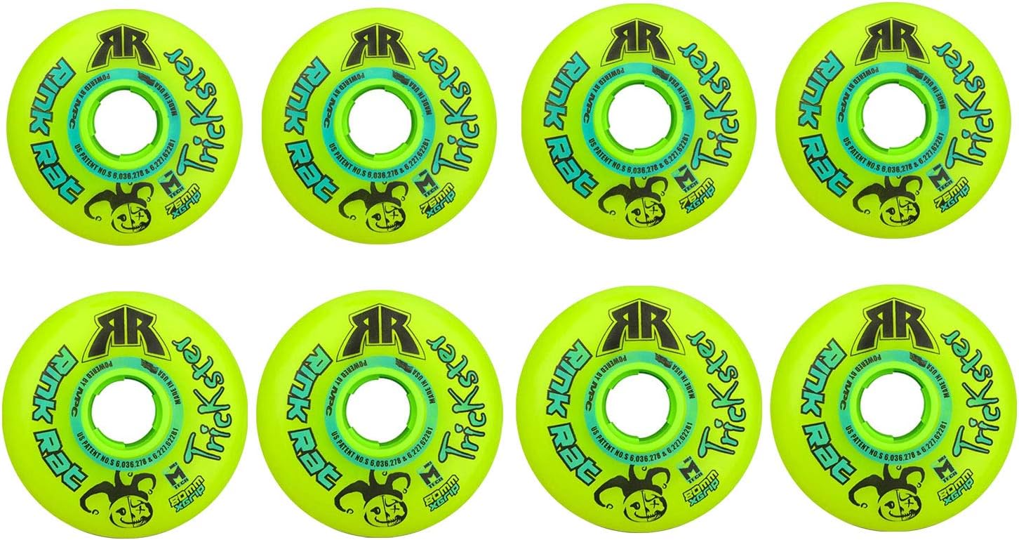 Amazon.com : Rink Rat Wheels 80mm / 76mm Hilo 84A Trickster X Inline ...