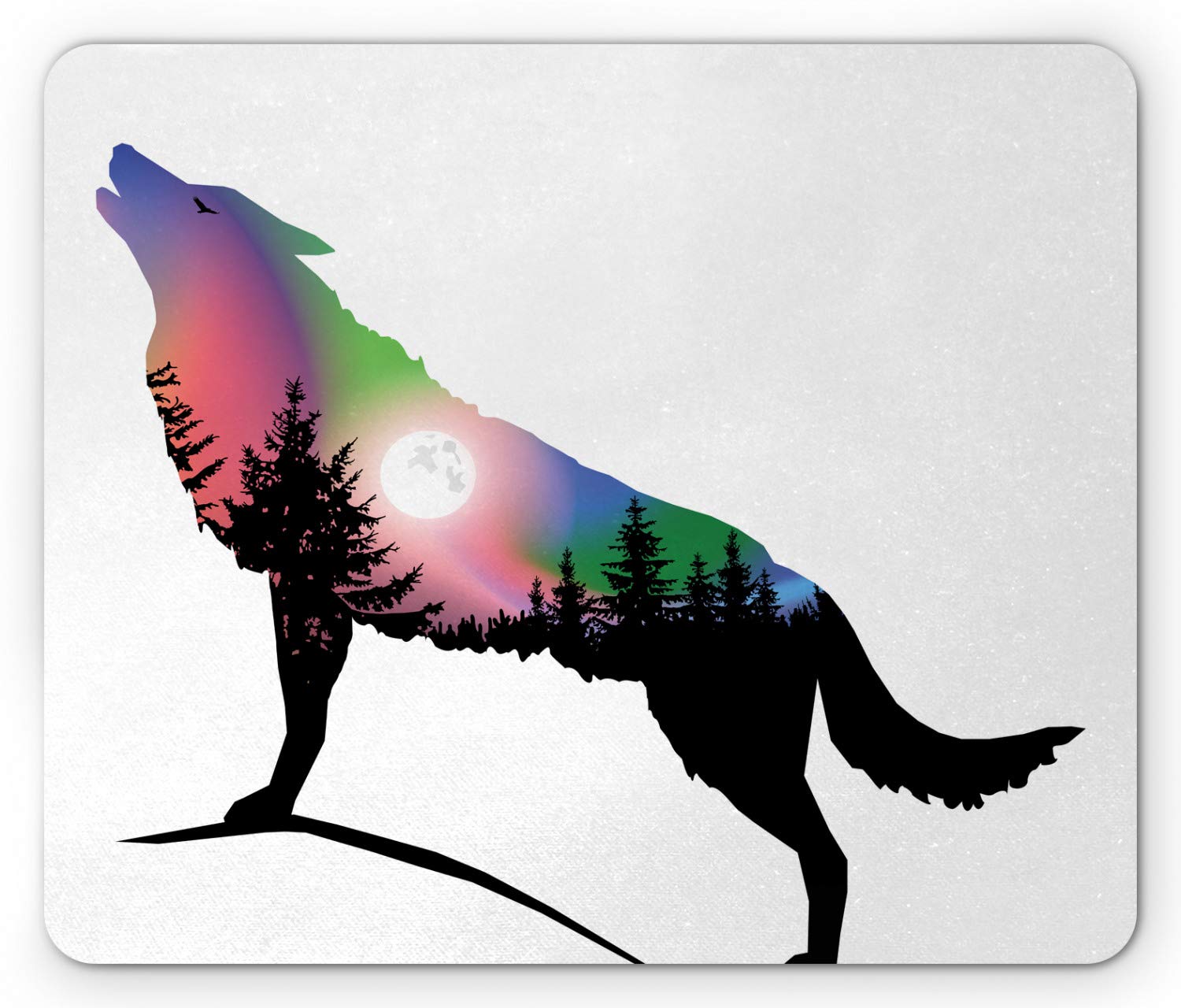Crying Wolf And Moon