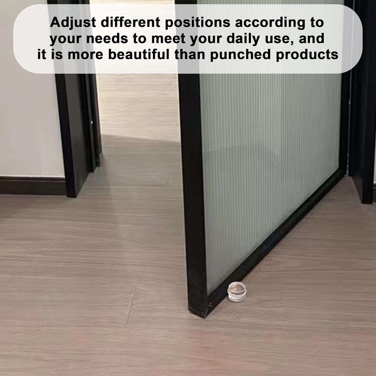 Buy VENGABY 4 Pack Door Stoppers, Clear Acrylic Door Stops with ...