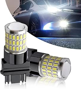 Amazon.com: ZKFAR 2 PCS Brake Light, T25 39SMD 2835 Brake Light, LED Brake Flashed Light, 3157 ...