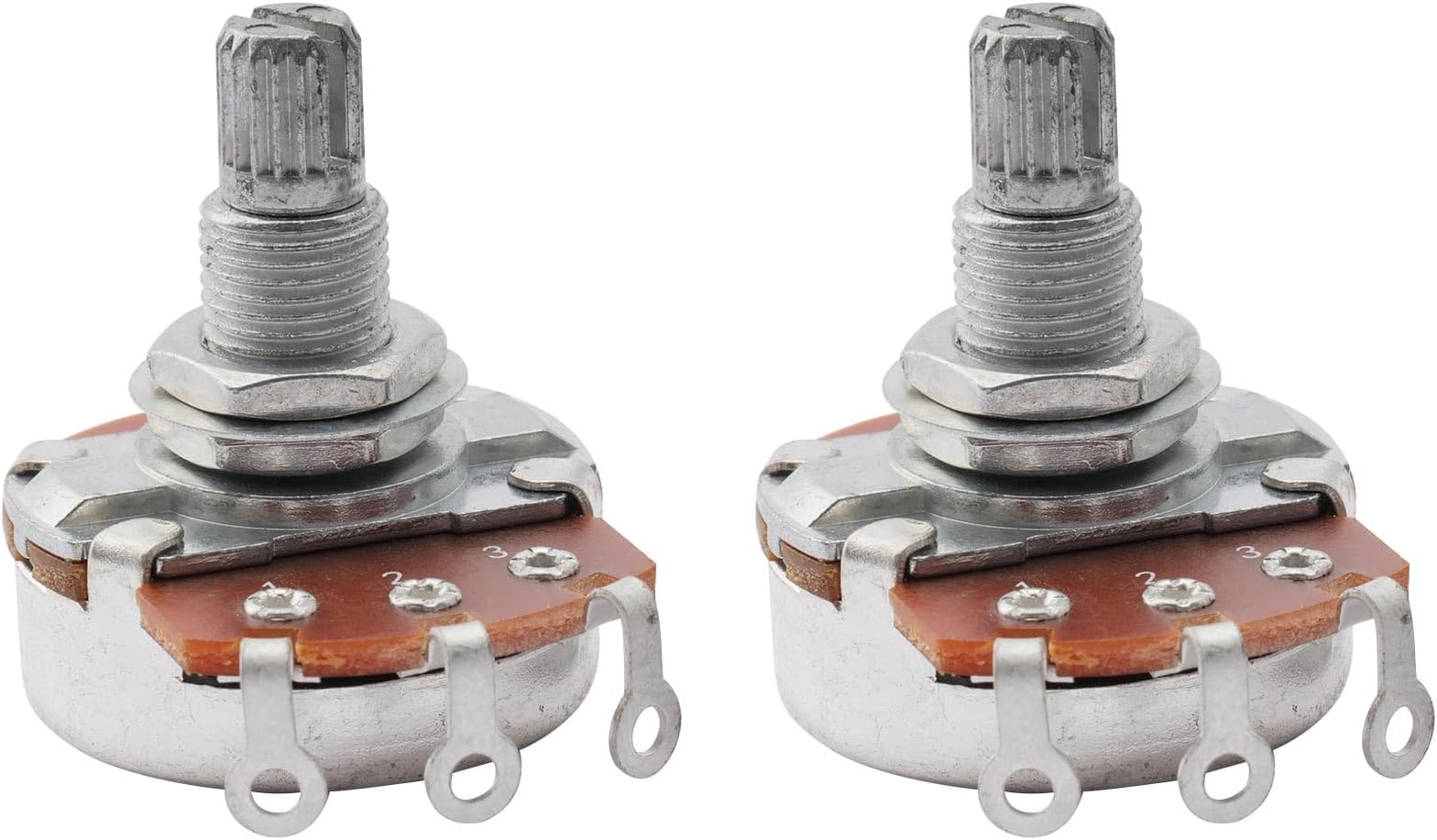 Musiclily Metric Full Size 18mm Split Shaft Pots A500K Guitar ...