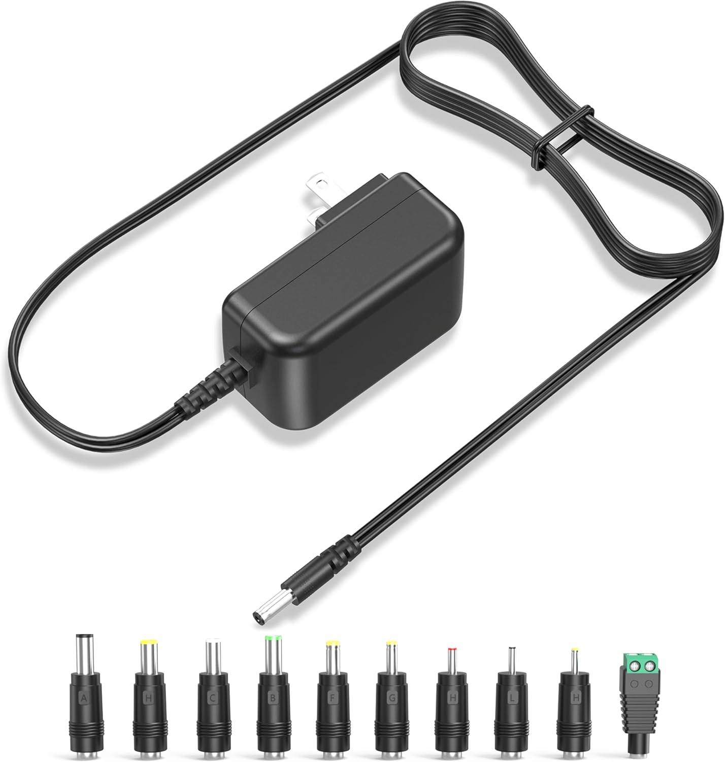 Amazon.com: 18V 2A 1A Power Supply 36W Switching AC DC Adapter 10 Multi ...