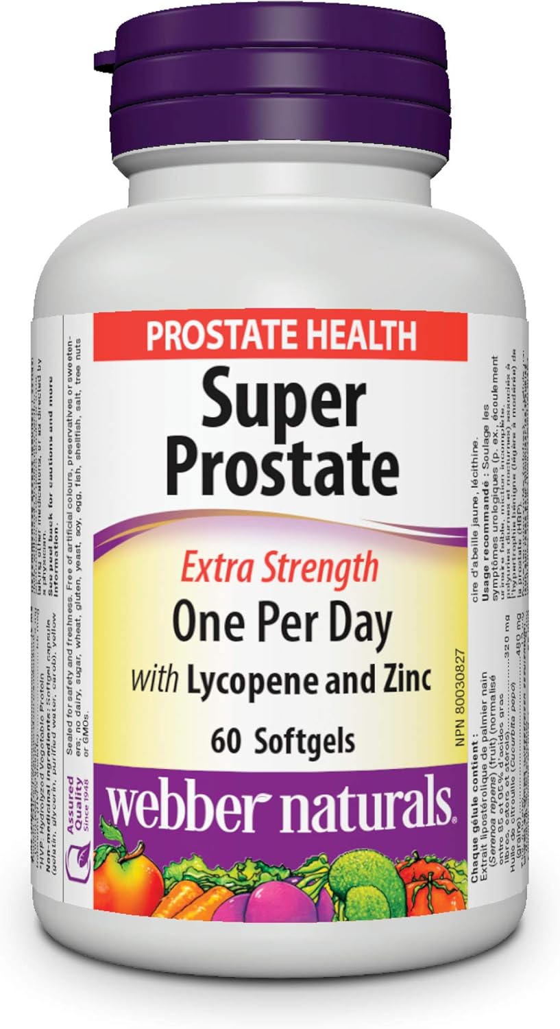 Super Prostate Extra Strength 60 cápsulas blandasapoya una próstata helosa (fórmula por día ...