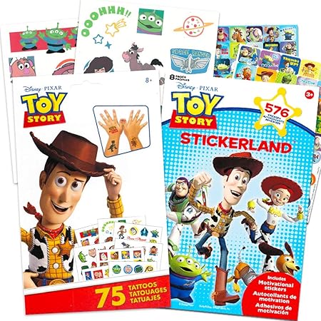Amazon.com: Disney Pixar Toy Story Party Favors Stickers Pack ~ Bundle ...