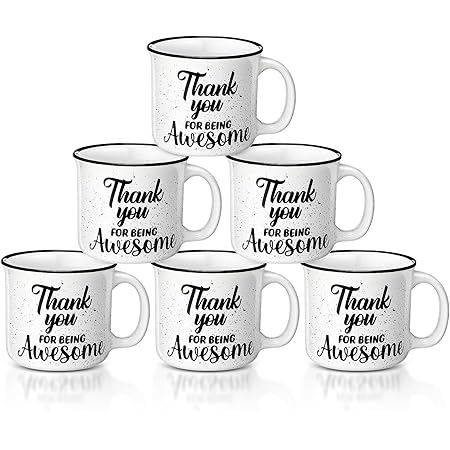 Amazon.com: Uiifan 6 Pcs Employee Appreciation Gift 15 oz Coffee Mug ...