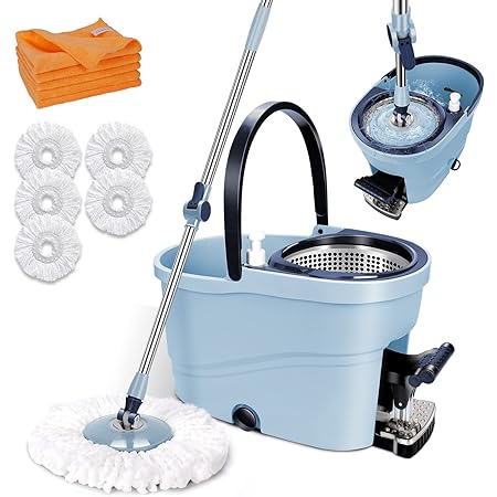 Whizz Mop Microfibre 360 - Microfibre spinning mop with a 600 RPM ...