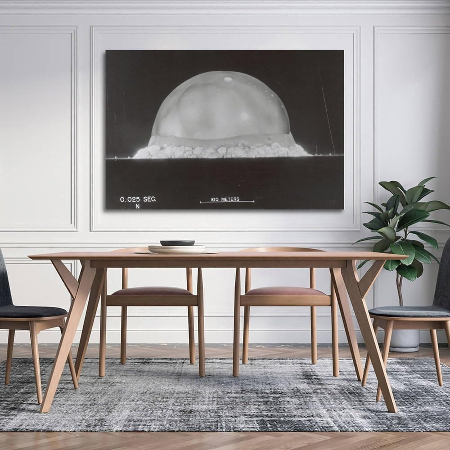 LGDSBHH Póster de prueba de Trinity, bomba atómica, primera explosión ...