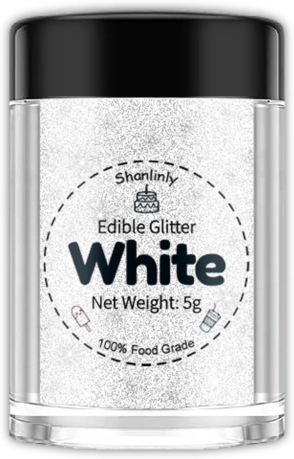 Amazon.com: Shanlinly Gold Edible Glitter for Cakes Drinks - Food Grade ...