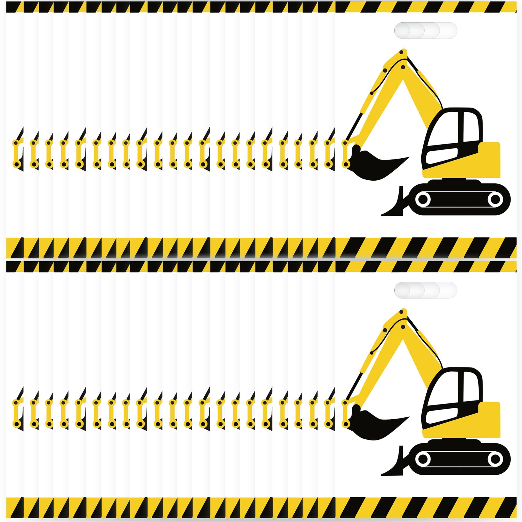 Amazon.com: CupaPlay 50Ct Construction Zone Party Supplies Goodie Favor ...