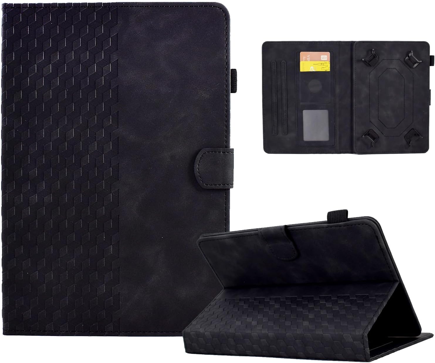 Universal Protective Case for 10-inch Tablet Premium Leather Case Folio ...