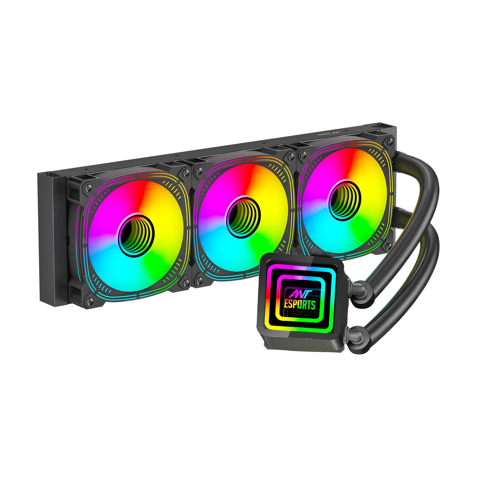 Ant Esports ICE Infinite 360 ARGB 360mm ARGB Liquid Cooler/AIO with ...