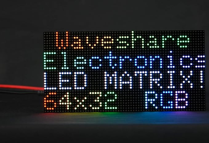 Amazon.com: 64x32 2048 RGB Full Color LED Matrix Panel 2.5mm Pitch P2.5 ...