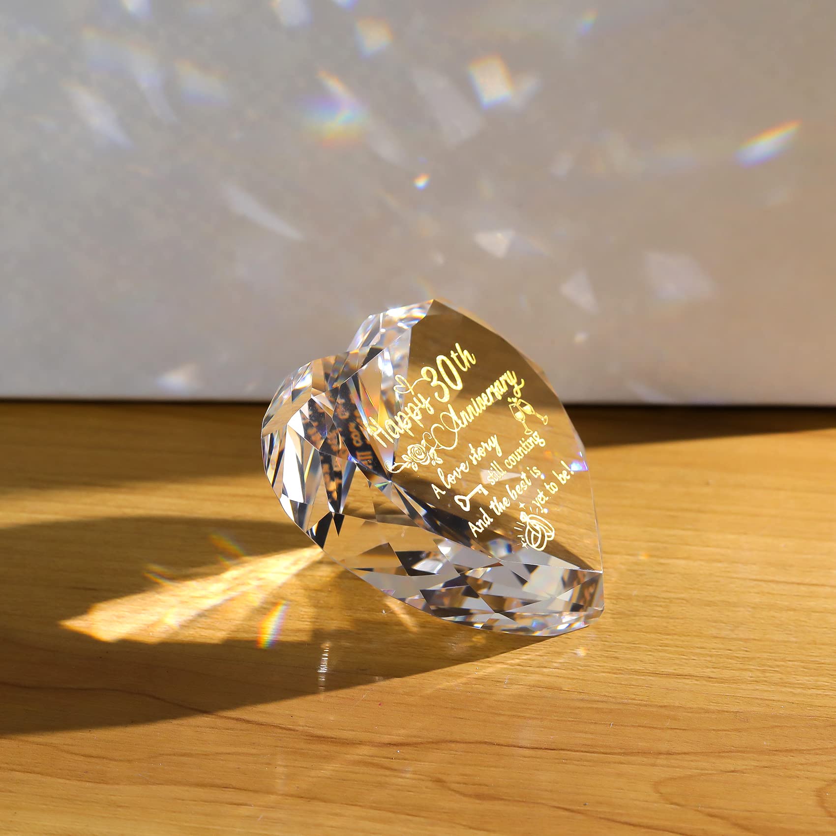 Crystal Wedding Anniversary Ornaments 15th (Crystal) Anniversary Gifts