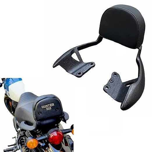 ASH Heavy Hunter 350 Back Rest RE Hunter 350 Bike Pillion Back ...