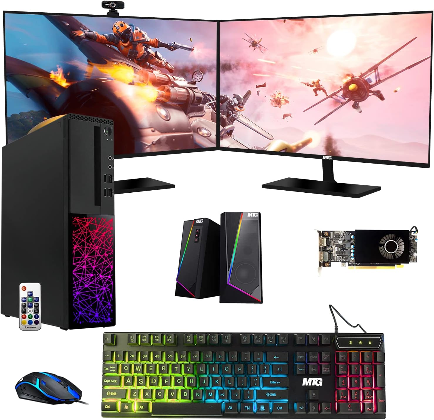 Amazon.com: TechMagnet Gaming Desktop PC,Intel i5 6th Gen,Galaxy,16GB ...