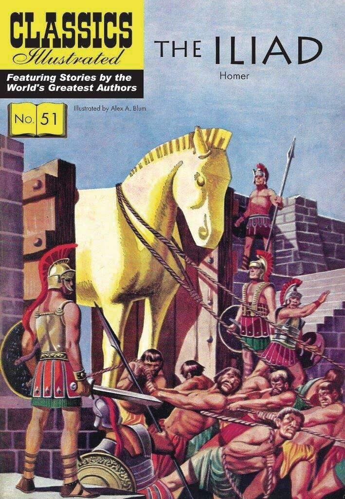 Amazon.com: The Iliad (Classics Illustrated): 9781911238454: Homer ...