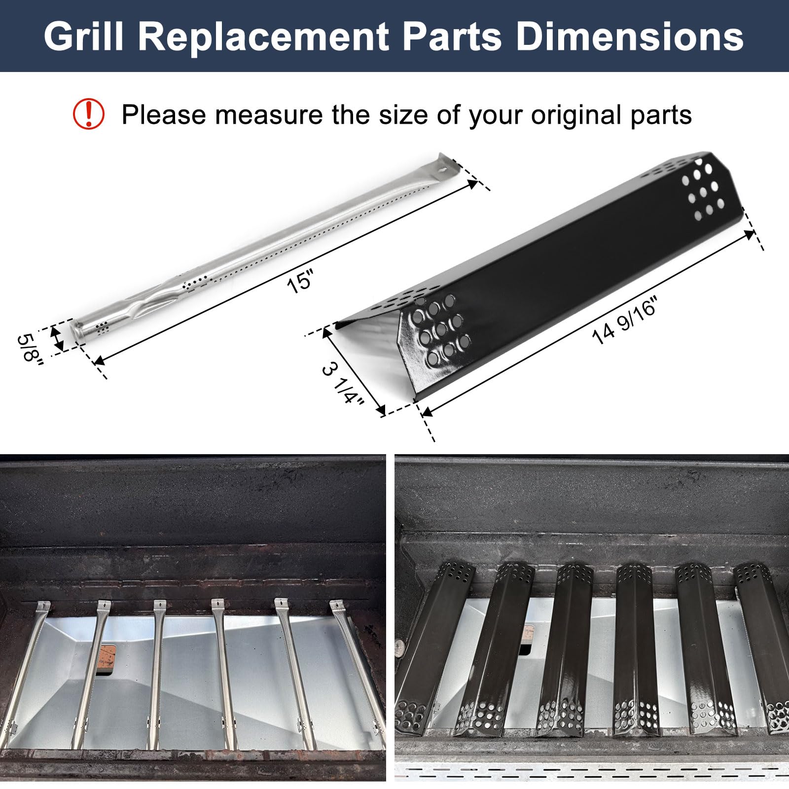 Snapklik.com : Criditpid Grill Replacement Parts For Nexgrill 720-0896B ...