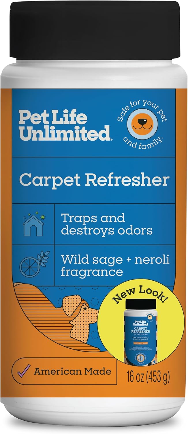 Amazon.com: Pet Life Unlimited Carpet Deodorizer Powder, 16 oz, Strong ...