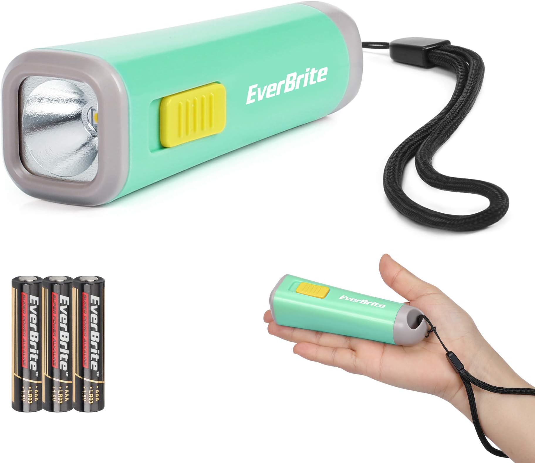 EverBrite Kids Flashlight, Mini LED Flashlight, Plastic Torch Use for ...