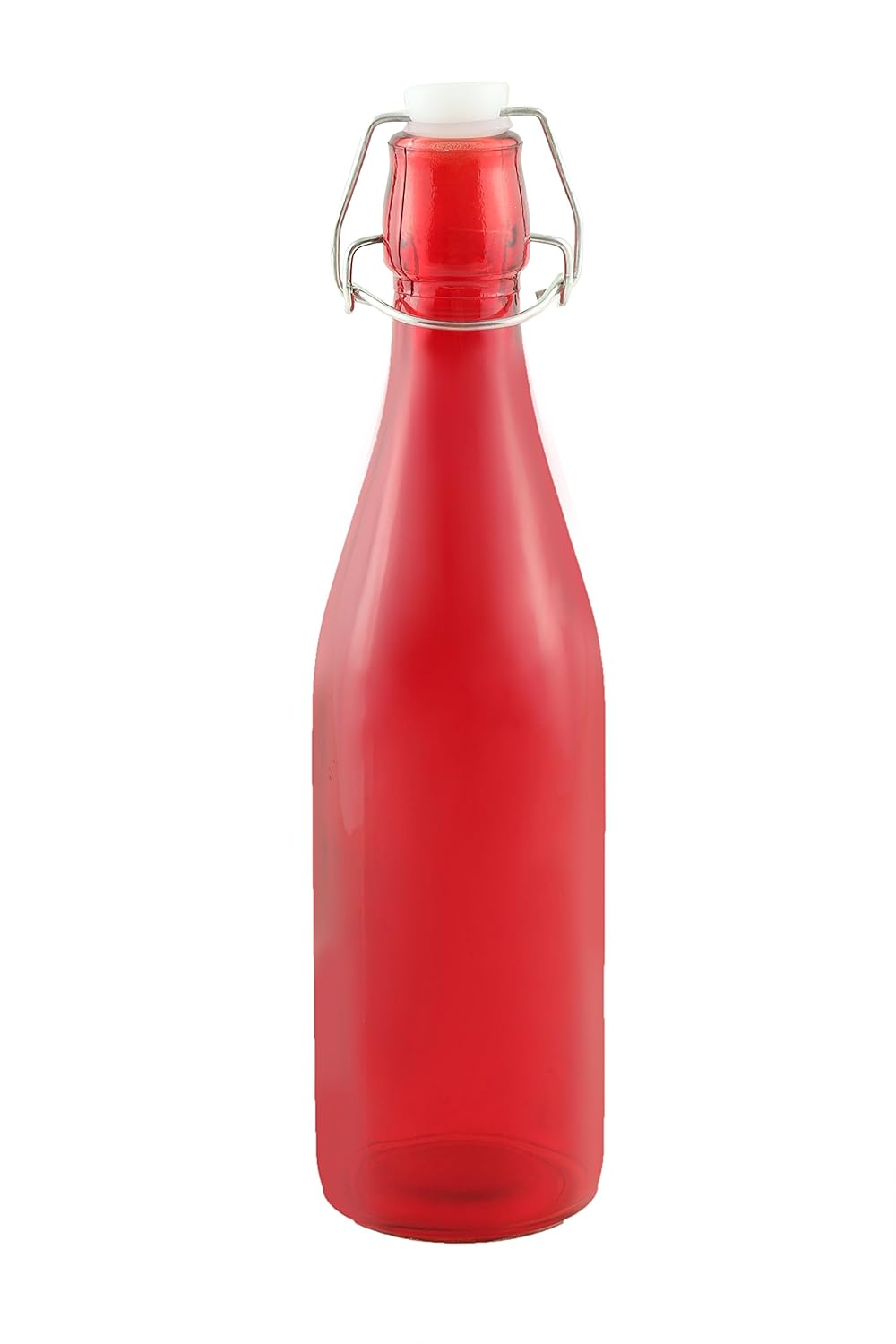 Powergrind Red Color Glass Water Bottle, 500ml : Amazon.in: Home & Kitchen