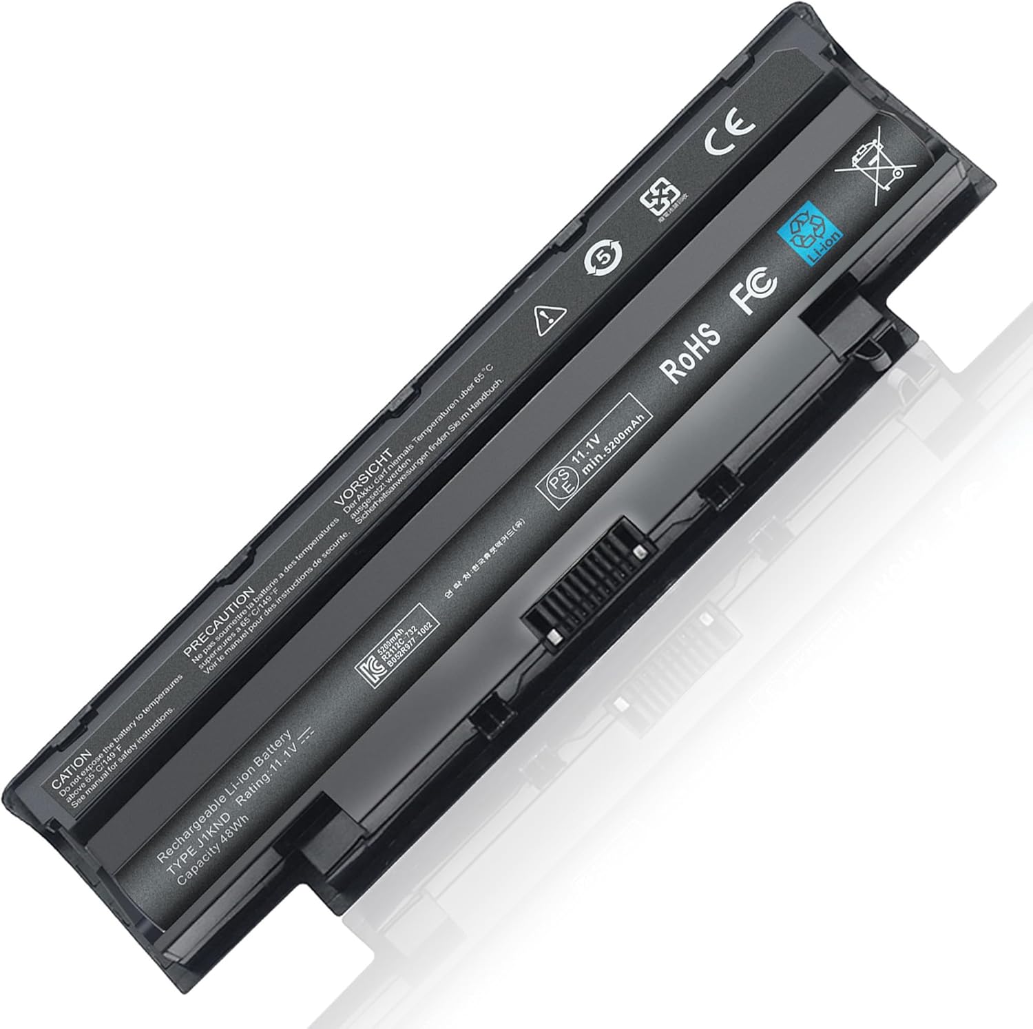 Amazon.com: New J1KND 11.1v 48wh Laptop Battery for Dell Inspiron13R ...