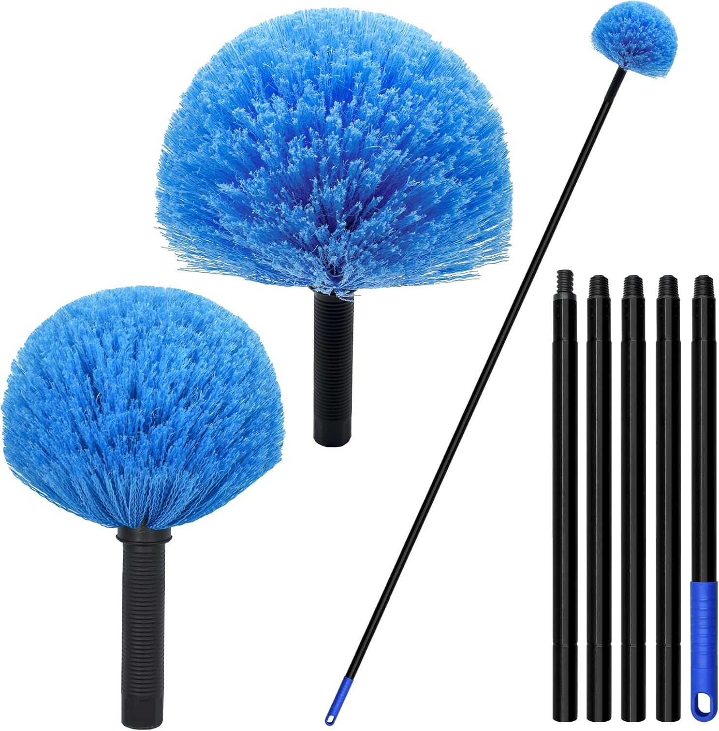 Amazon.com: Spider Web Brush with Pole, Cobweb Duster with Extension ...