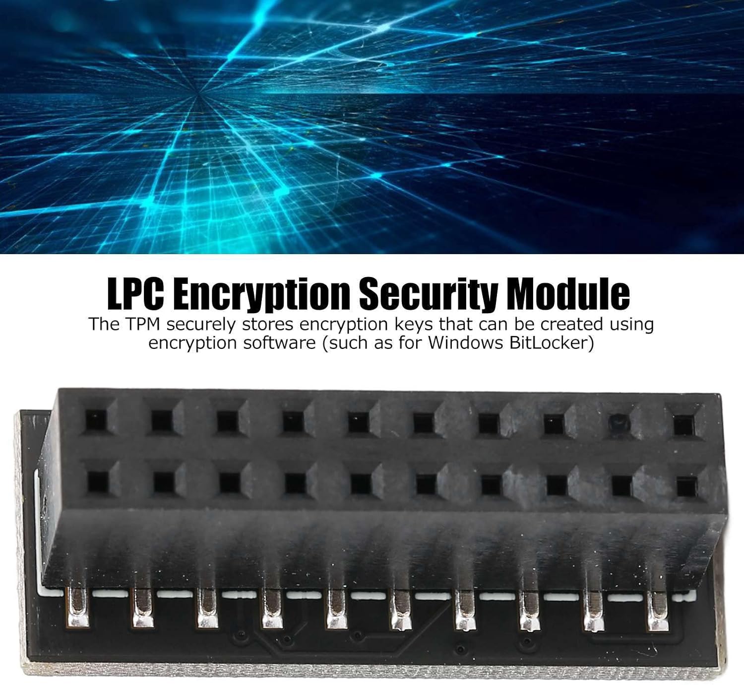 Buy Tpm 2 0 Encryption Security Module 20pin Strong Encryption Tpm Processor Tpm Module System