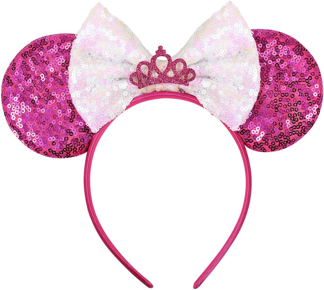 Amazon.com: FANYITY Mouse Ears, Sequin Mouse Ears Headband for Girls ...