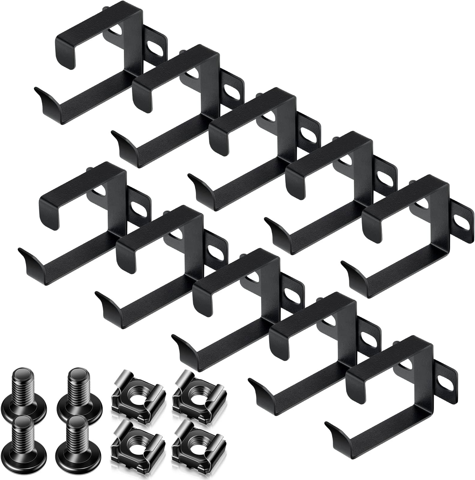 Amazon.com: NavePoint 1 Channel Tool-less Plastic Vertical Ringed Cable ...