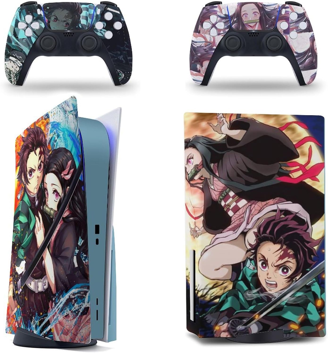 Amazon.com: Bopanku Skins for PS5 Console and Controller Disk Edition ...