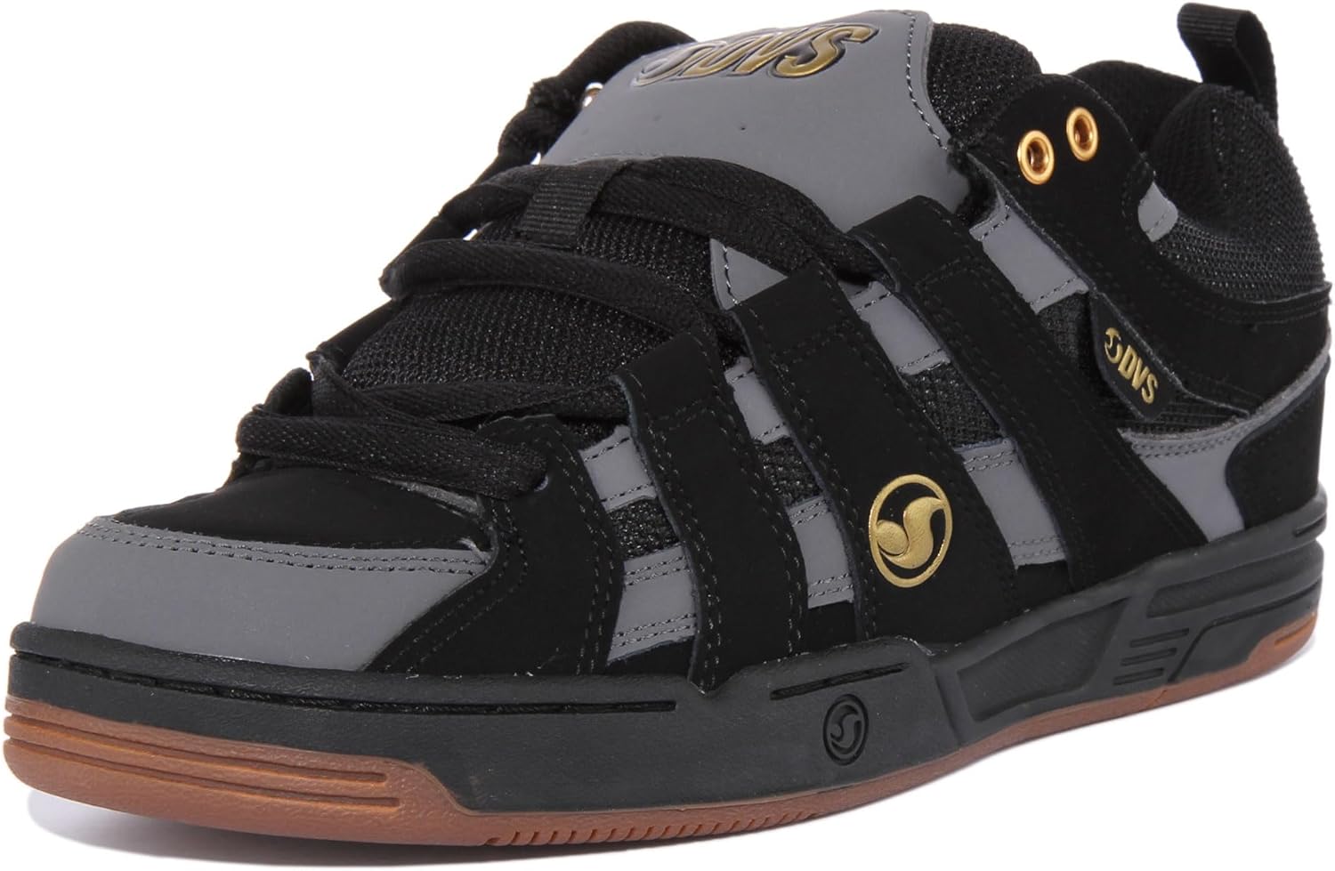 DVS Men's Primo Black Charcoal Gold Low Top Sneaker Shoes 11.5 : Amazon ...