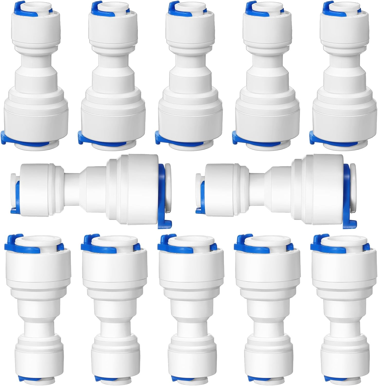 Amazon.com: Pushglossy 12 Pcs 1/4inch to 3/8inch OD Quick Connector ...