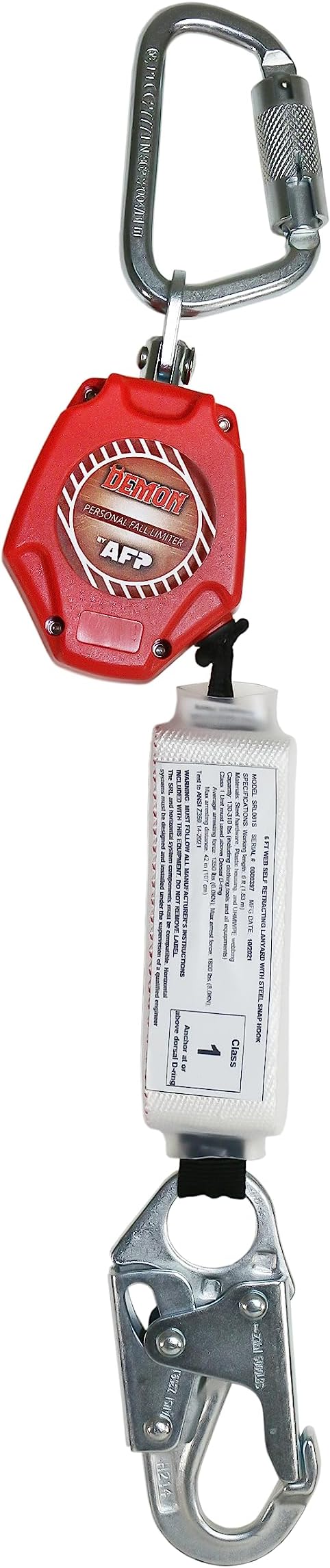 Amazon.com: 23ft Self Retracting Lifeline 330lbs Fall Arrester Fall ...