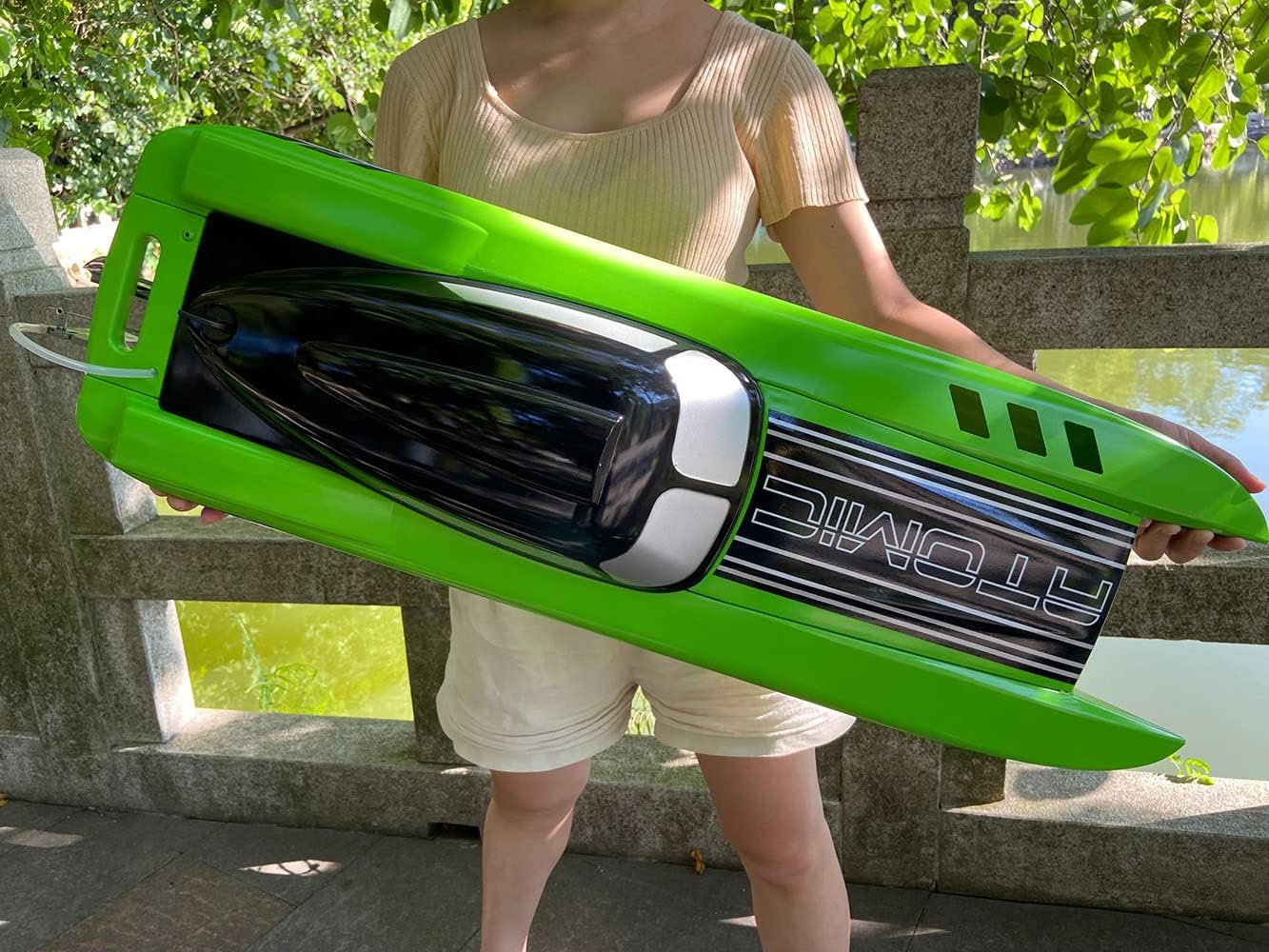 Amazon.com: Ssccgym Professional Version Large Brushless RC Boat Speed ...