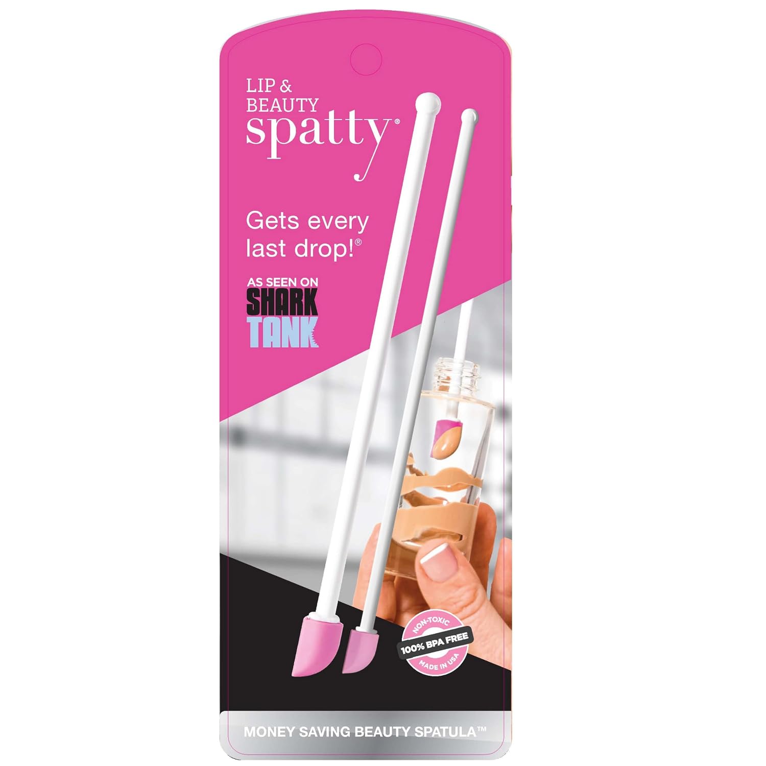 Amazon.com : The Spatty, Last Drop Beauty Spatula 6" and Lip, Lip Gloss ...