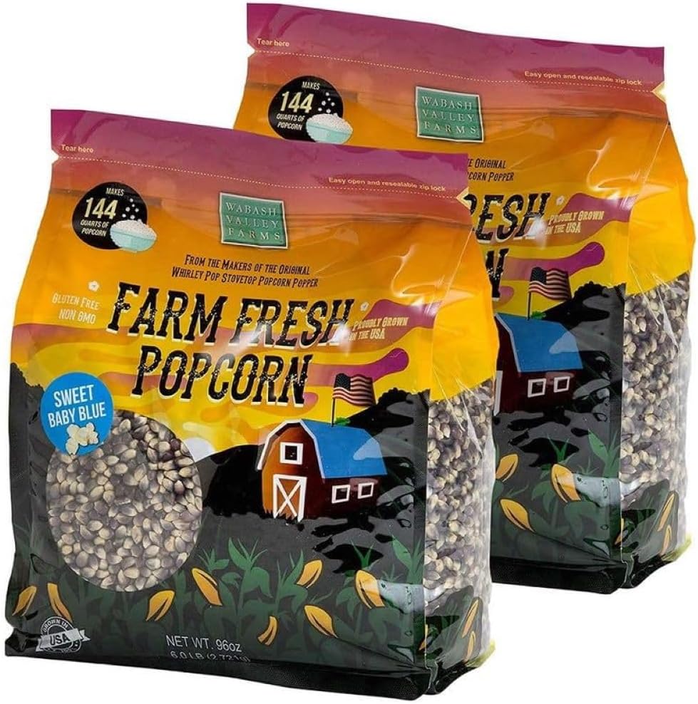 Amazon.com: Wabash Valley Farms Popcorn Kernels - Sweet Baby Blue ...