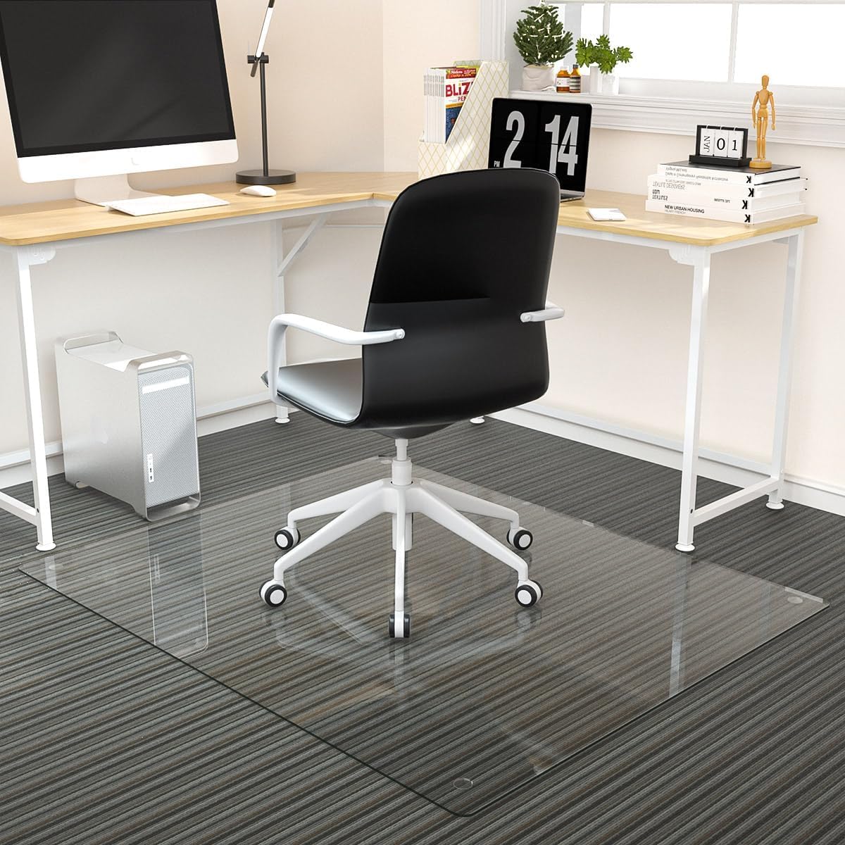 Amazon.com : [Tempered Glass] Glass Floor Mat for Office Chair, 36" x ...
