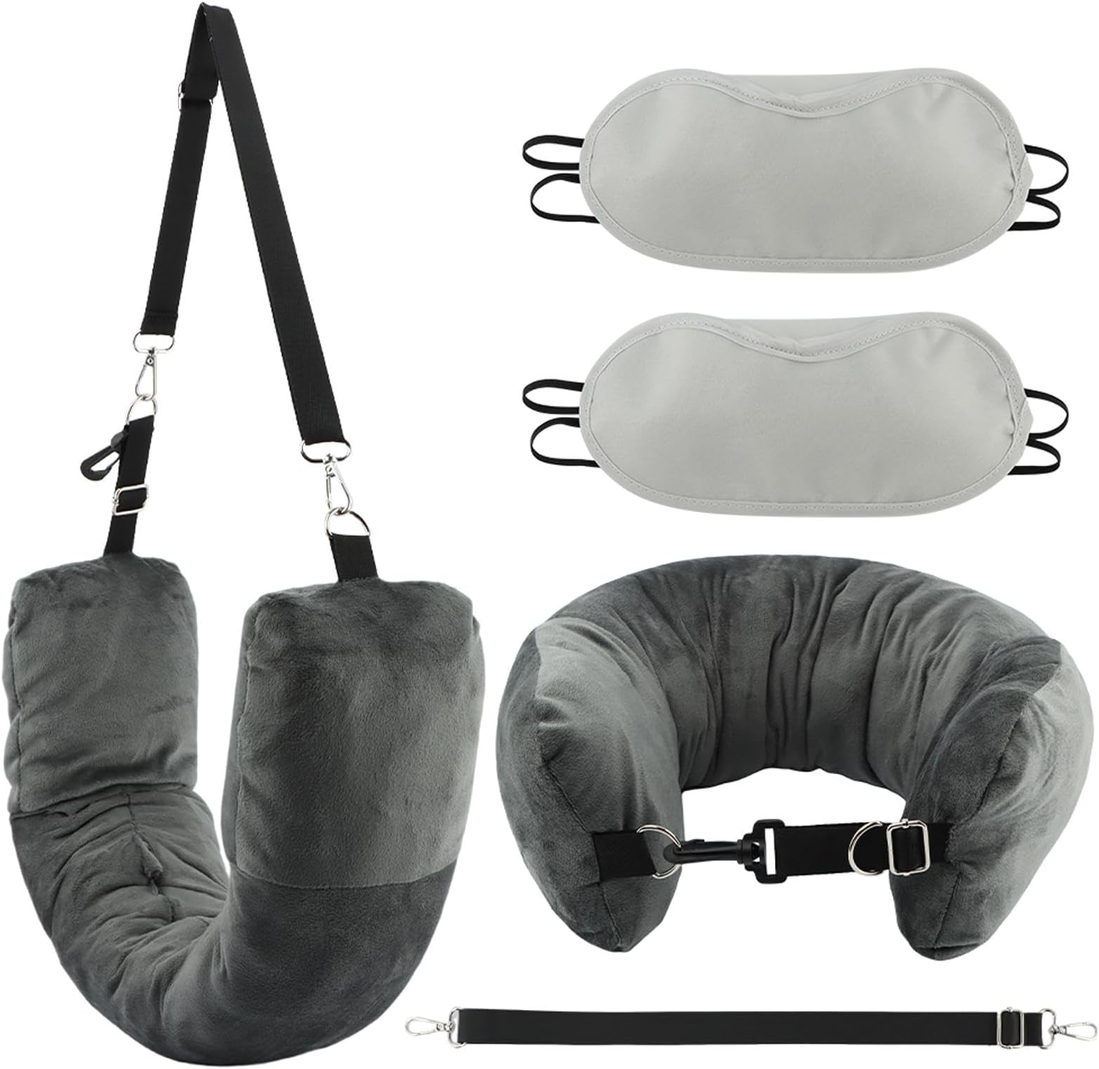 Amazon.com: Eppyyo 2Pack Stuffable Travel Pillow for Extra Luggage ...