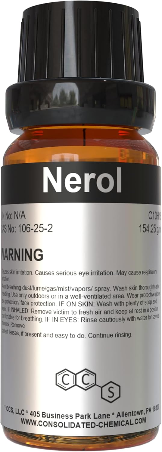 Amazon.com: Nerol High Purity Fragrance/Aroma Compound 30mL (1 Fl Oz ...
