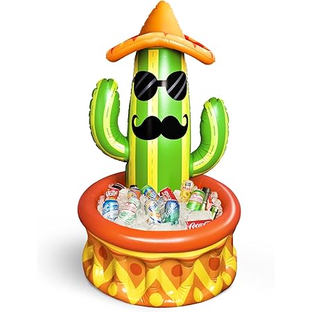 Amazon.com: FUN LITTLE TOYS 46″ Inflatable Cactus Cooler for Parties ...