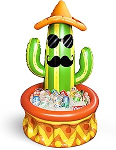 Amazon.com: Fun Little Toys 46″ Inflatable Cactus Cooler for Fiesta ...