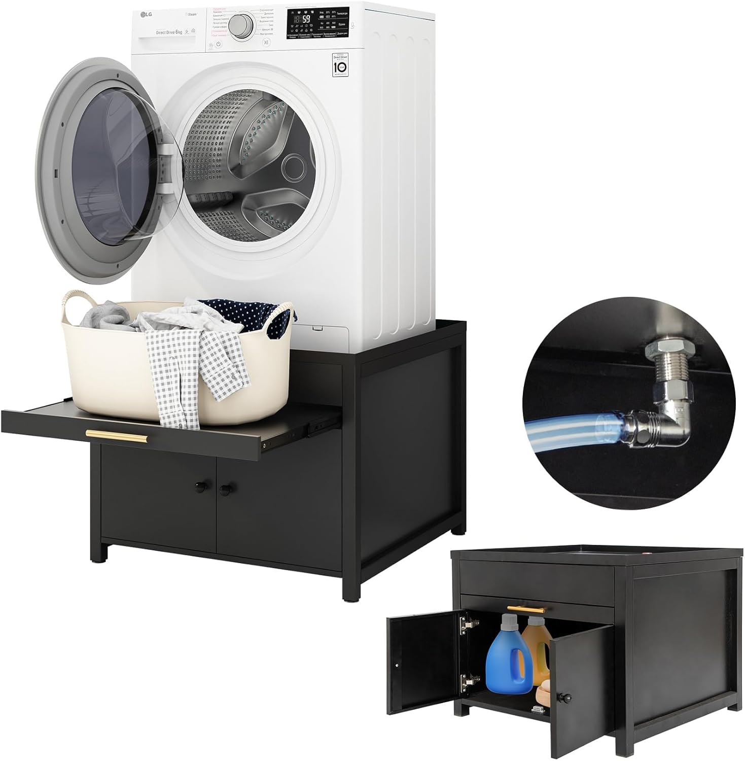 Amazon.com: biosplot Washer and Dryer Pedestal, 29" Heavy Duty Metal ...