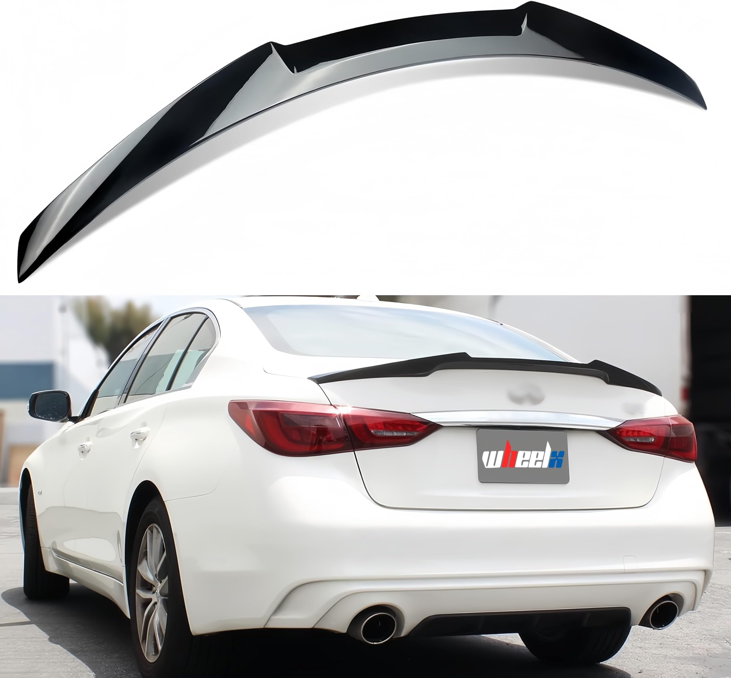 Amazon.com: WheelX Rear Spoiler Compatible with 2010-2016 Hyundai ...