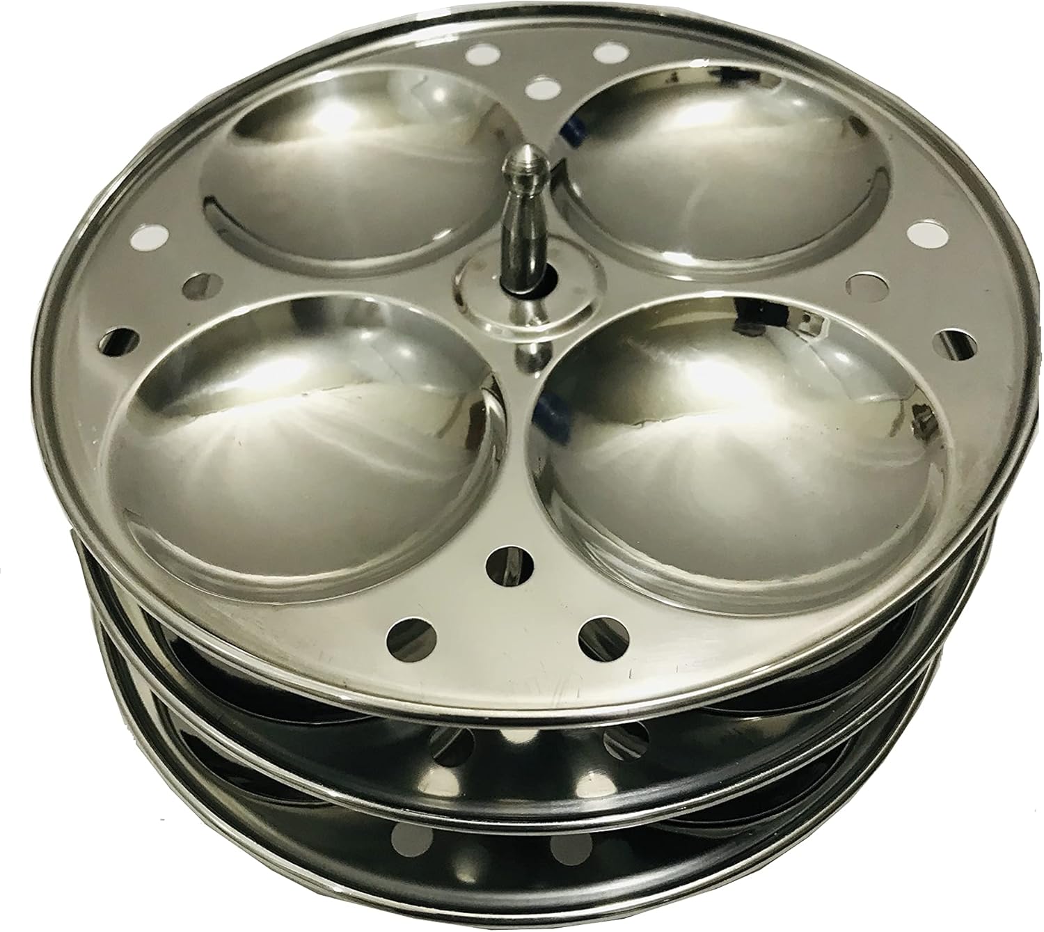 Amazon.com: Best Stainless Steel Idli Cooker Maker 3-Rack Idli Stand ...