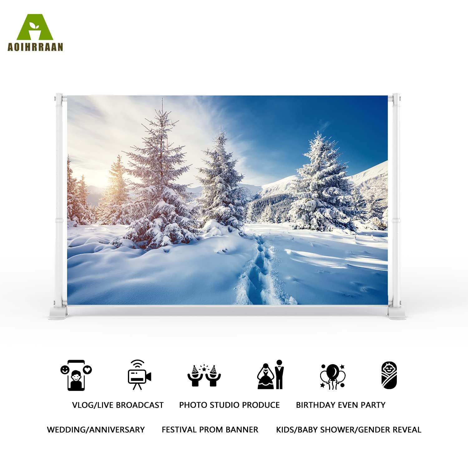 Snowland Plain Landscapes Snowland / Acrylic Landscape Painting / Easy