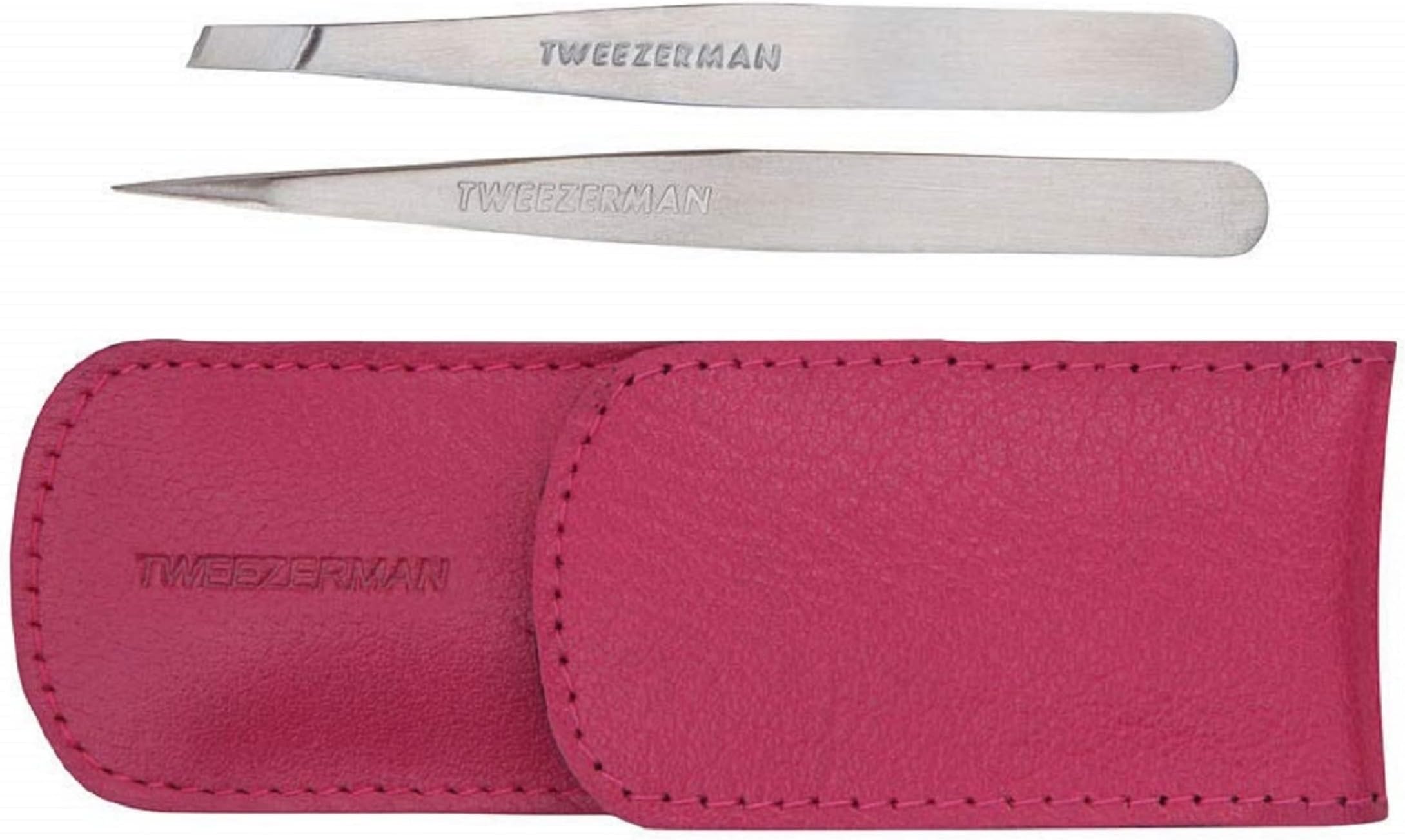 Amazon.com : Tweezerman Petite Tweeze Set with Pink Case Model No. 4048 ...