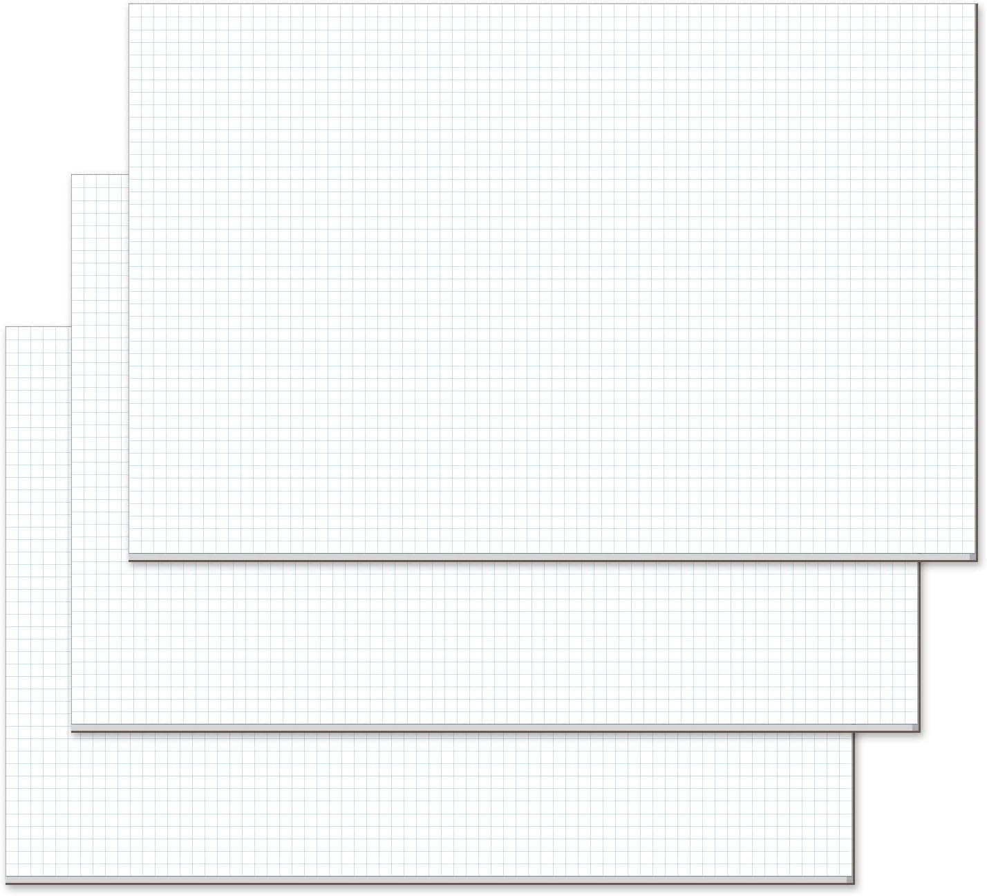 Amazon.com : Large Engineering Graph Paper Pad - 60 Sheets/120 Pages ...