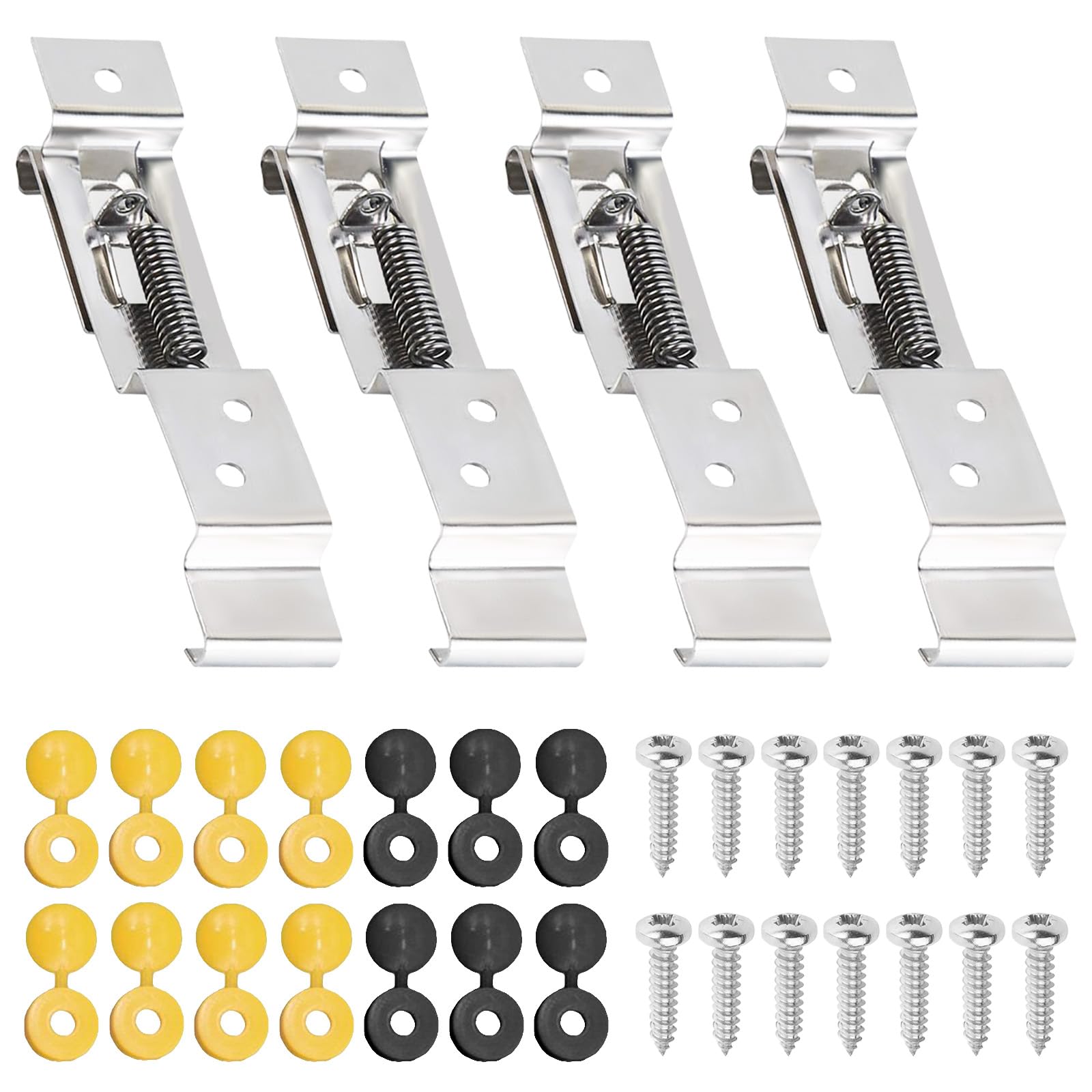 4 Pcs Number Plate Clips Xerteam License Plate Bracket 14 | Desertcart UAE