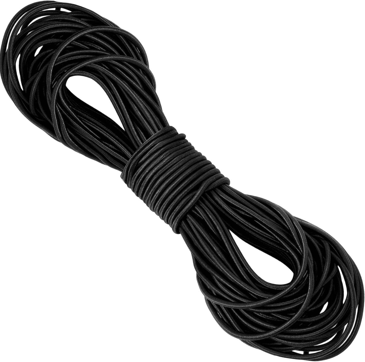 Amazon.com: Anyichend 1/8" Round Black Elastic Cord, Elastic Stretch ...