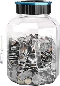 Amazon.com: X-Large Piggy Bank for Adults Kids,Vcertcpl Digital ...